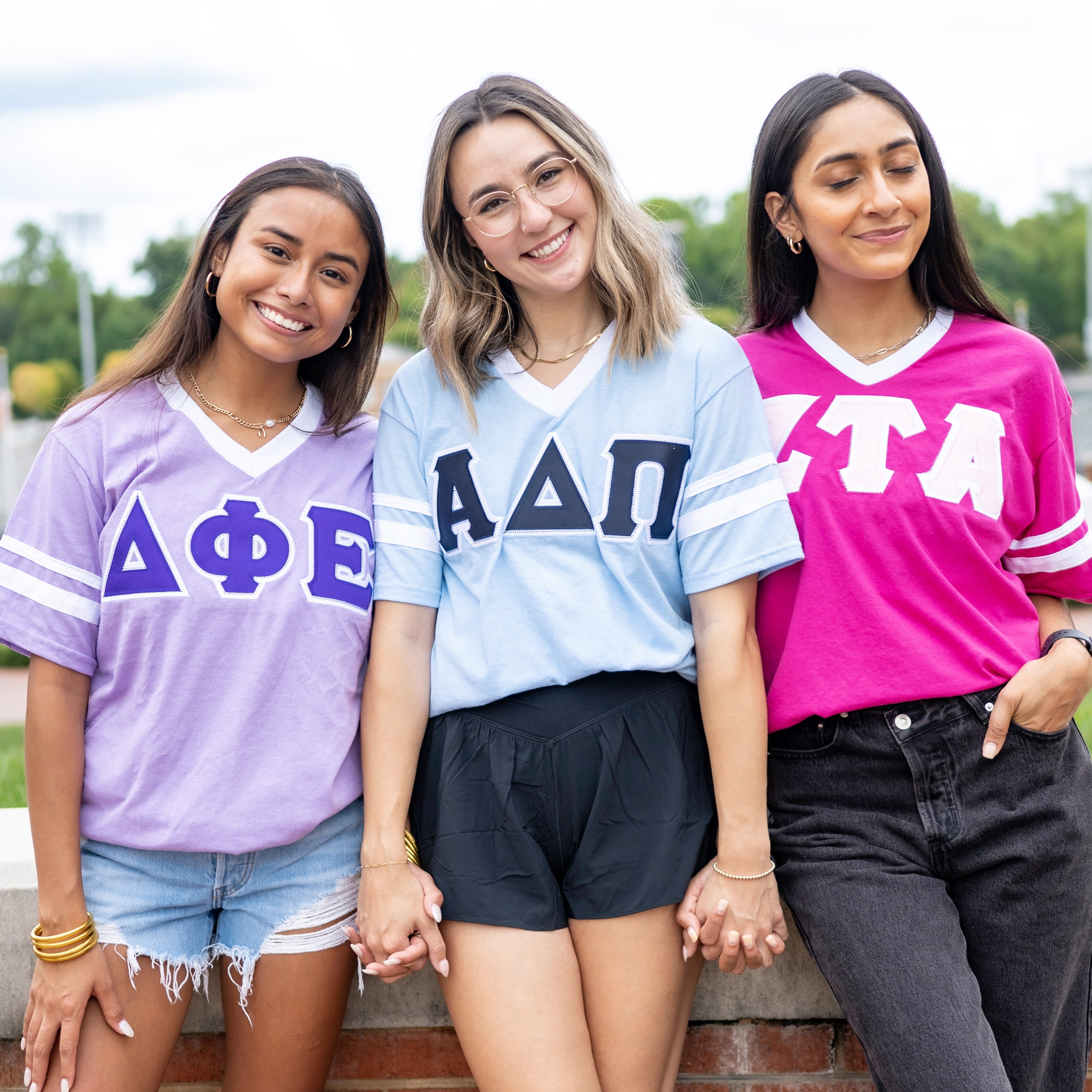 Basic Sorority Greek Letter Jersey Shirt / Augusta Jersey Stitched V ...