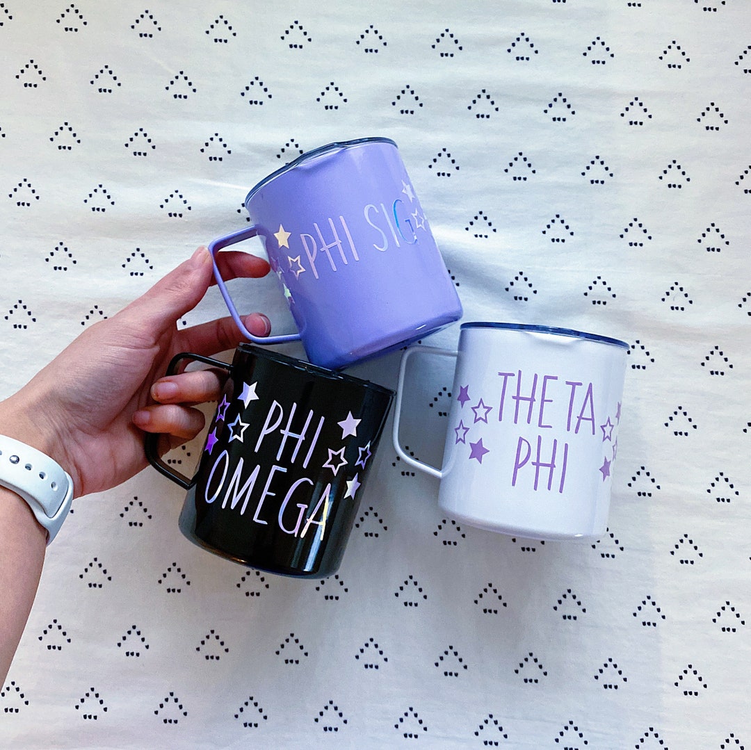 Personalized Sorority Chapter Mug W/ Stars / Sorority Initiation Gift ...