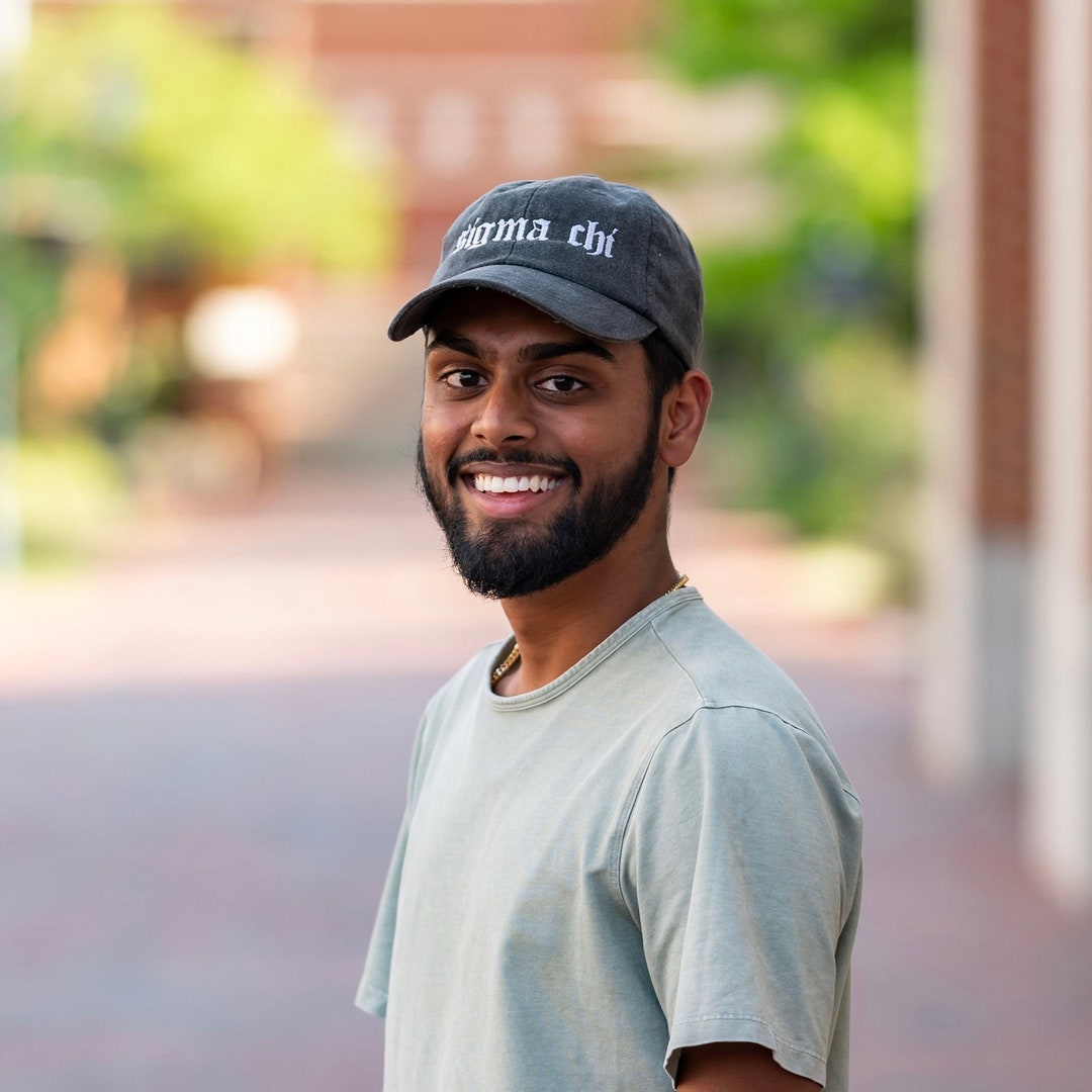 Old English Greek Letter Fraternity Dad Hat / Personalizable Fraternity ...