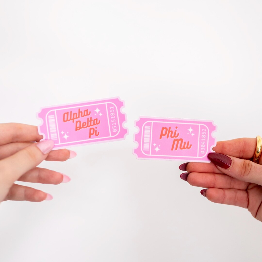 Sisterhood Stub Sorority Sticker / Sorority Big Little Family Gift ...