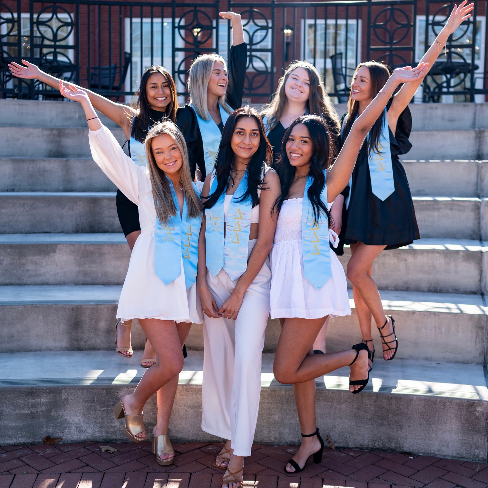 Basic Classic Sorority Graduation Stole / Greek Stole With Graduating ...