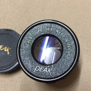 Peak Scale Loupe Lupe X10 Made in Japan - Etsy