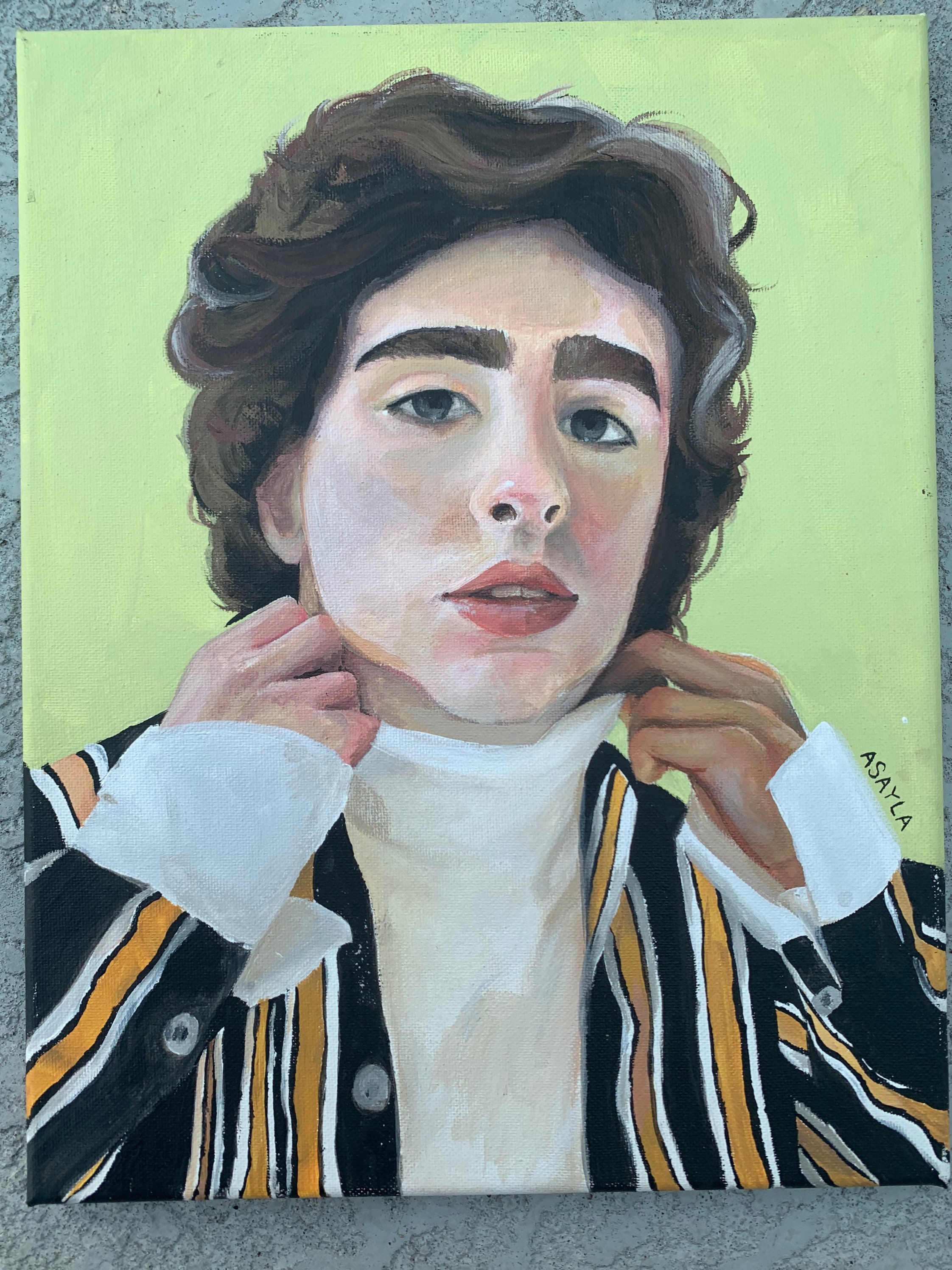 Original Timothee Chalamet Painting - Etsy