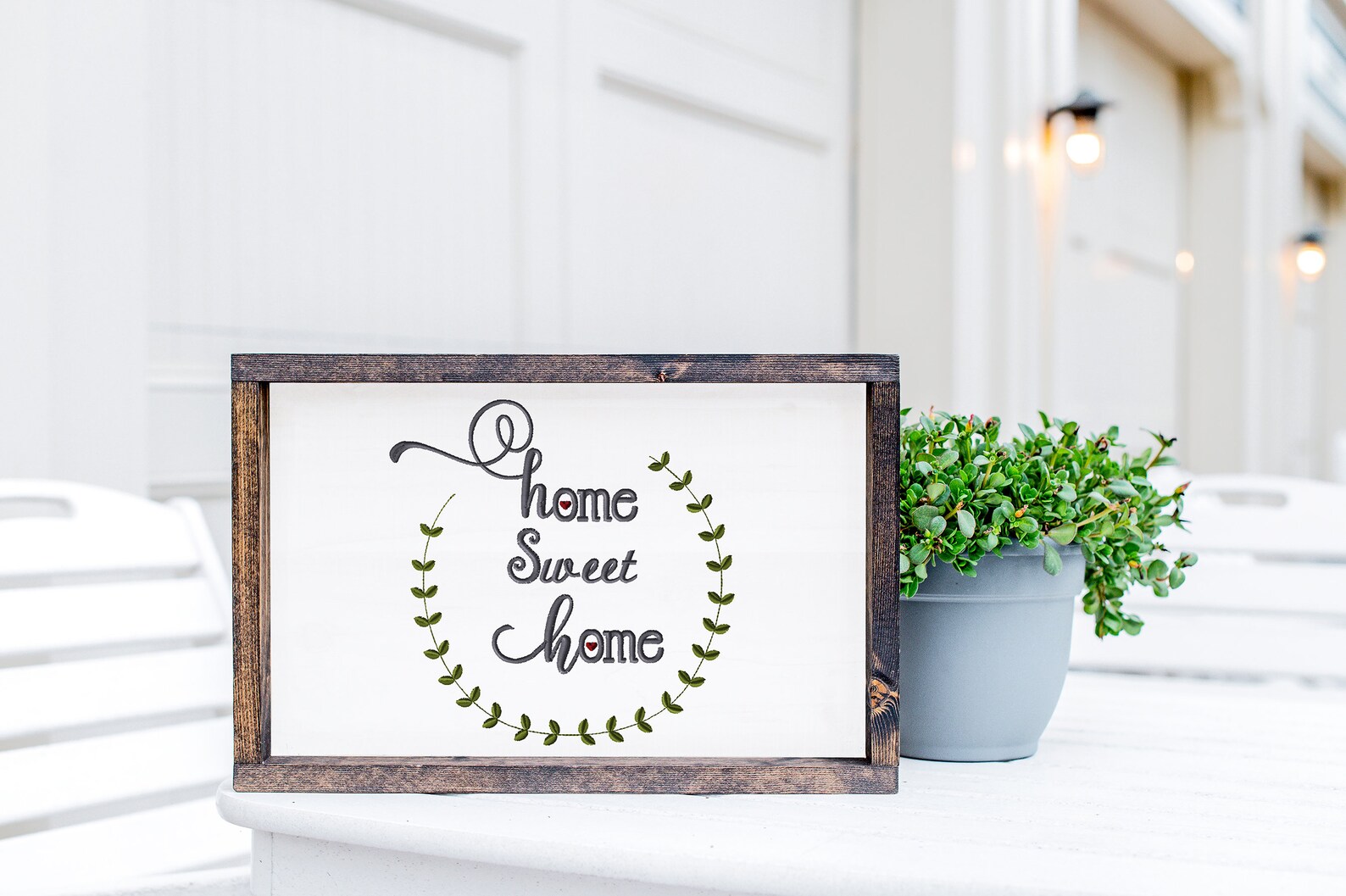 Home Sweet Home Machine Embroidery Pattern ITH Embroidery - Etsy
