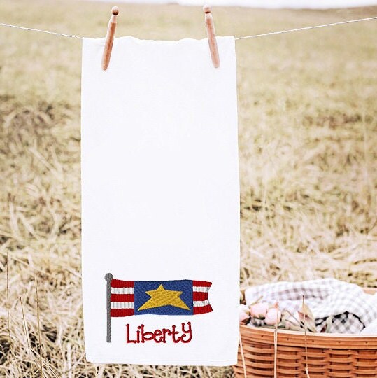 Liberty Machine Embroidery Pattern ITH Patriotic Pattern - Etsy