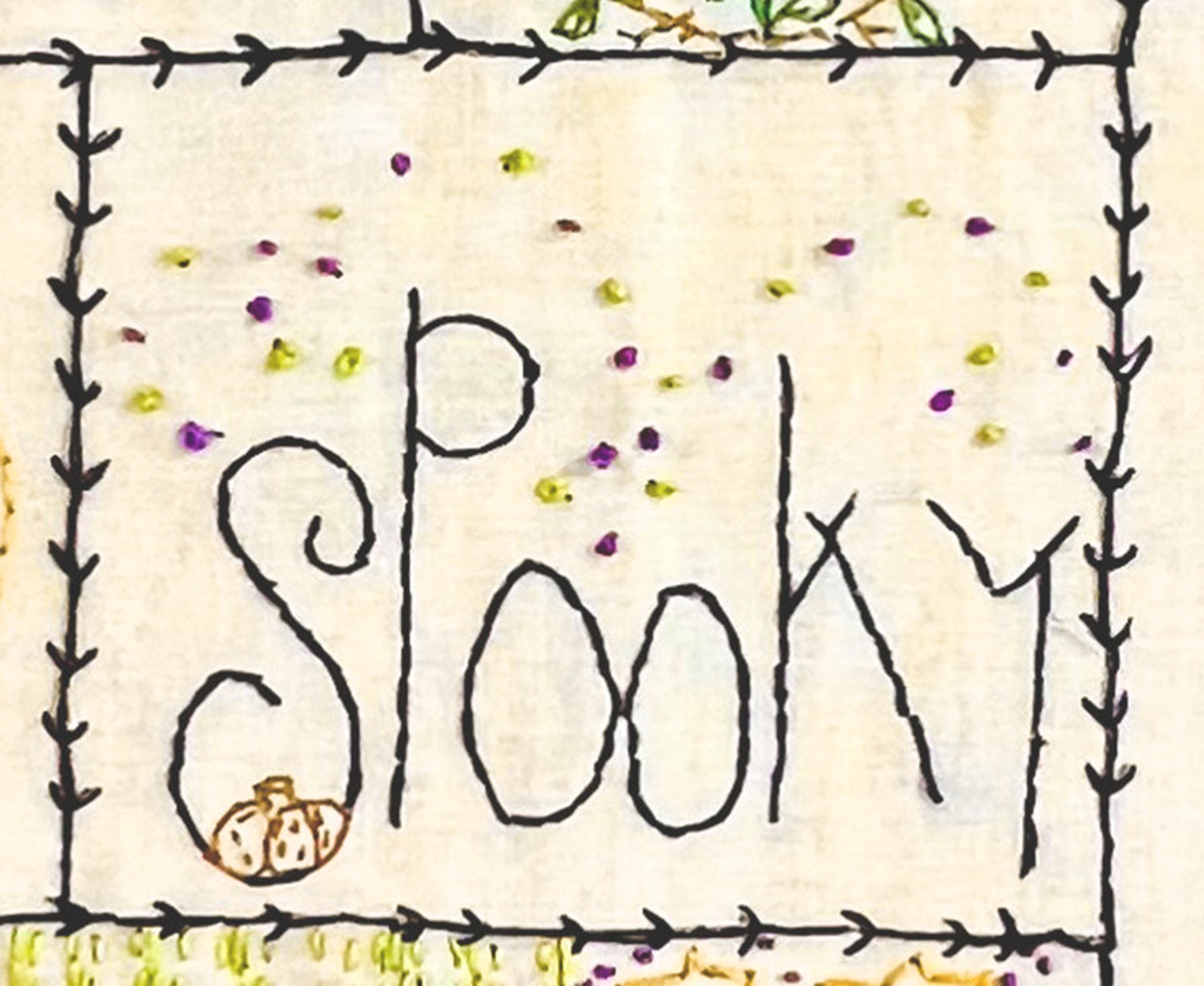 Primitive Autumn Sampler Hand Embroidery Pattern Primitive - Etsy