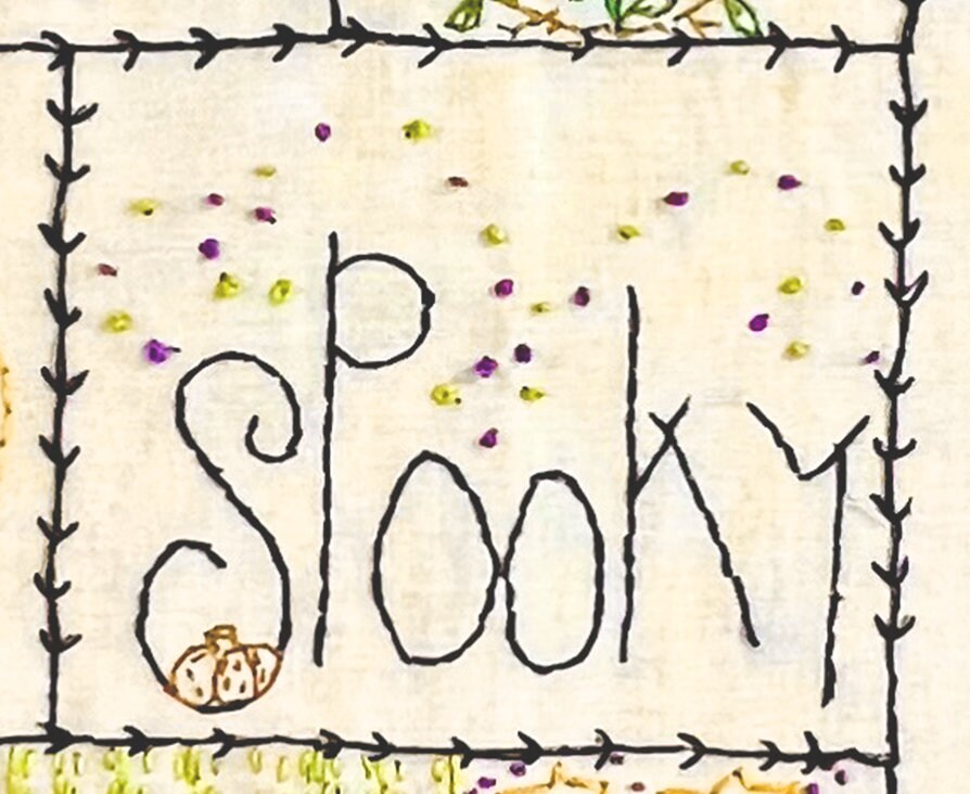 Primitive Autumn Sampler Hand Embroidery Pattern, Primitive Autumn ...