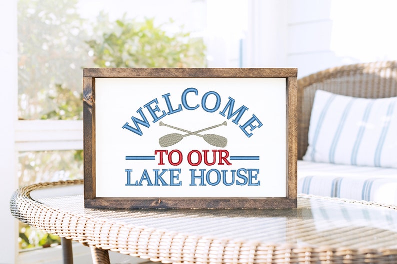 Welcome to Lake House Embroidery Pattern: ITH Design (instant Download ...