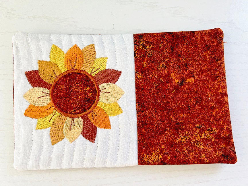 Autumn Mug Rugs Bundle Five Designs ITH Machine Embroidery - Etsy