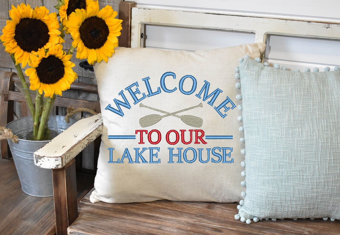 Welcome to Lake House Embroidery Pattern: ITH Design (instant Download ...