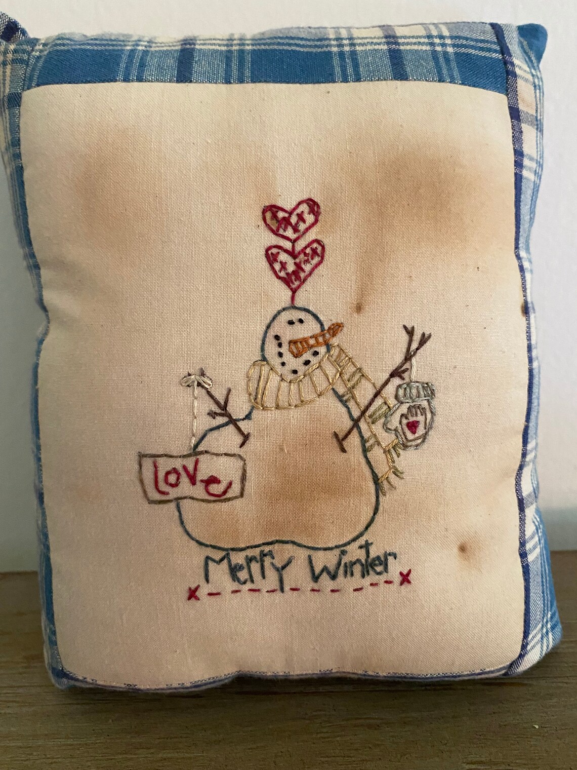 Merry Winter Primitive Hand Embroidery Pattern - Basket Case X ...