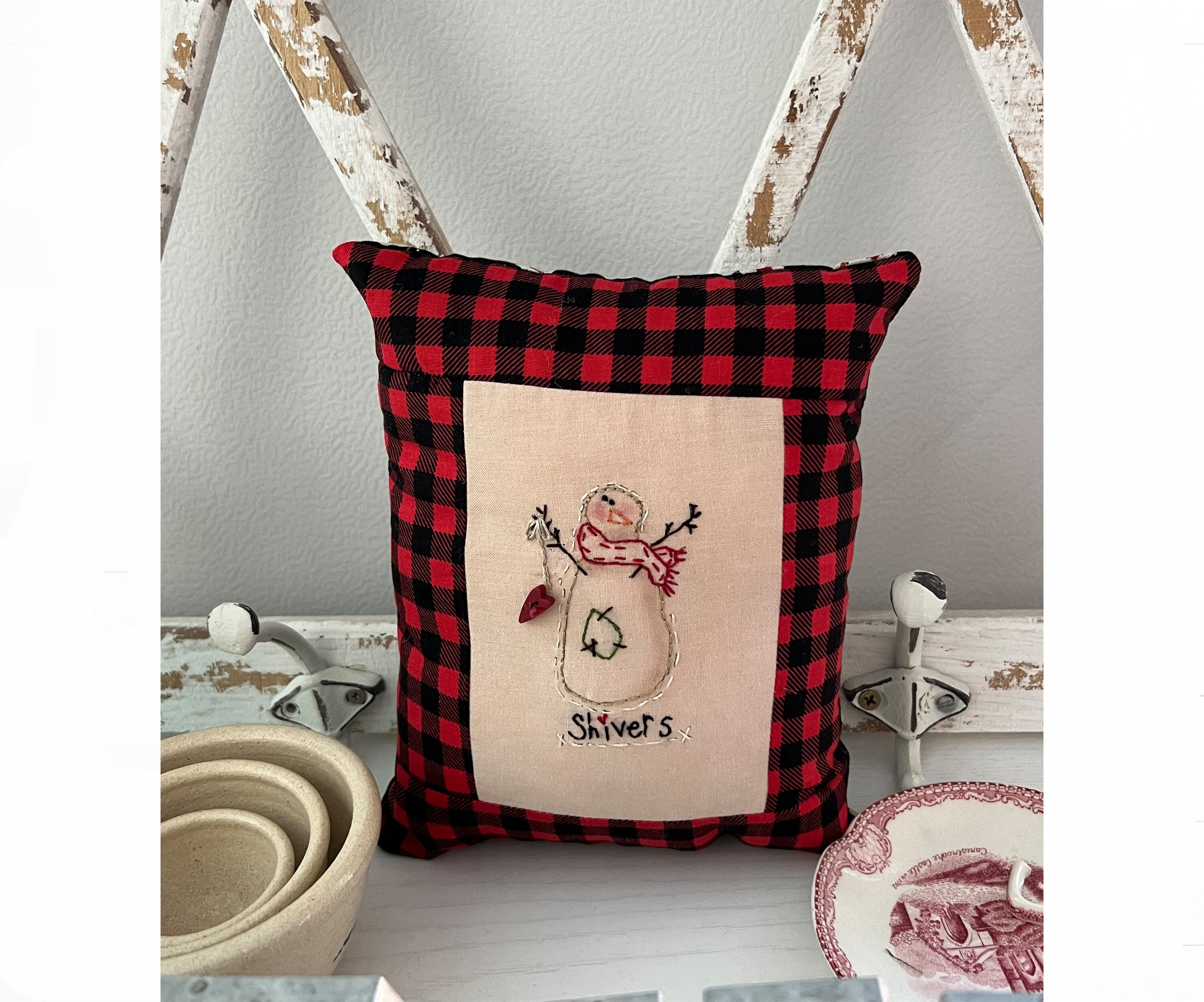 Shivers Primitive Hand Embroidery Patterns Basket Case X - Etsy