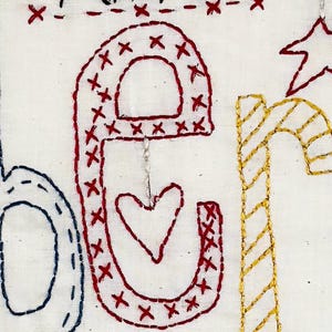Primitive Liberty Hand Embroidery Pattern: Patriotic Design (digital ...
