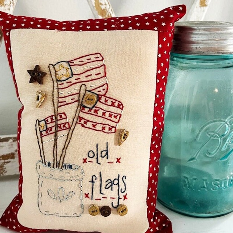 Primitive Flag - Etsy