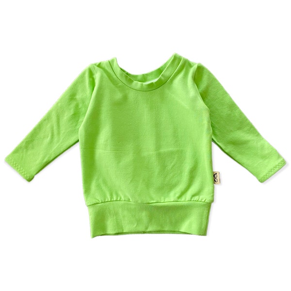 Lime Green Sweater - Etsy