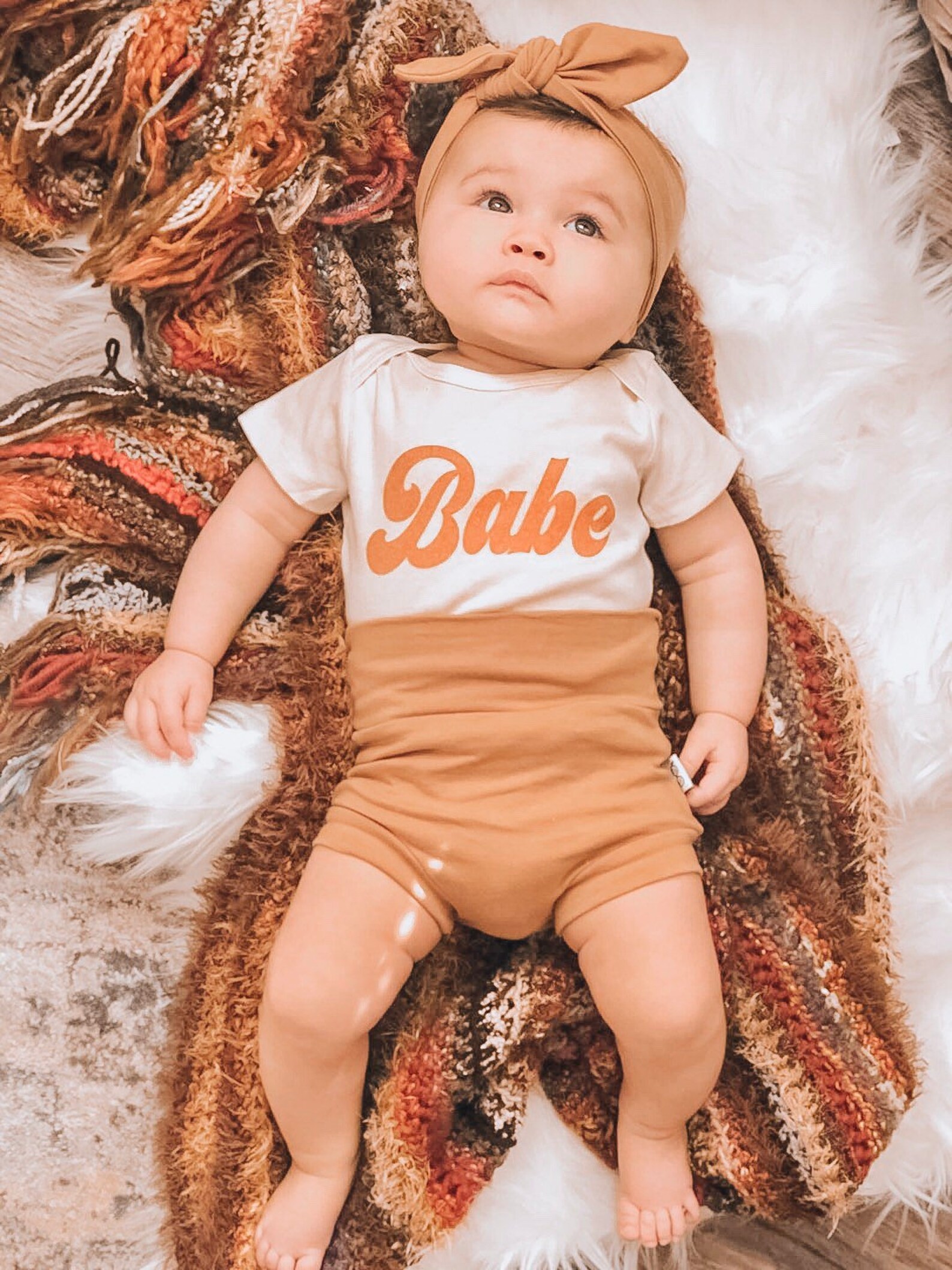 Camel High Waisted Bummies, Baby Bummy for Baby Girls, Bummies Shorts ...