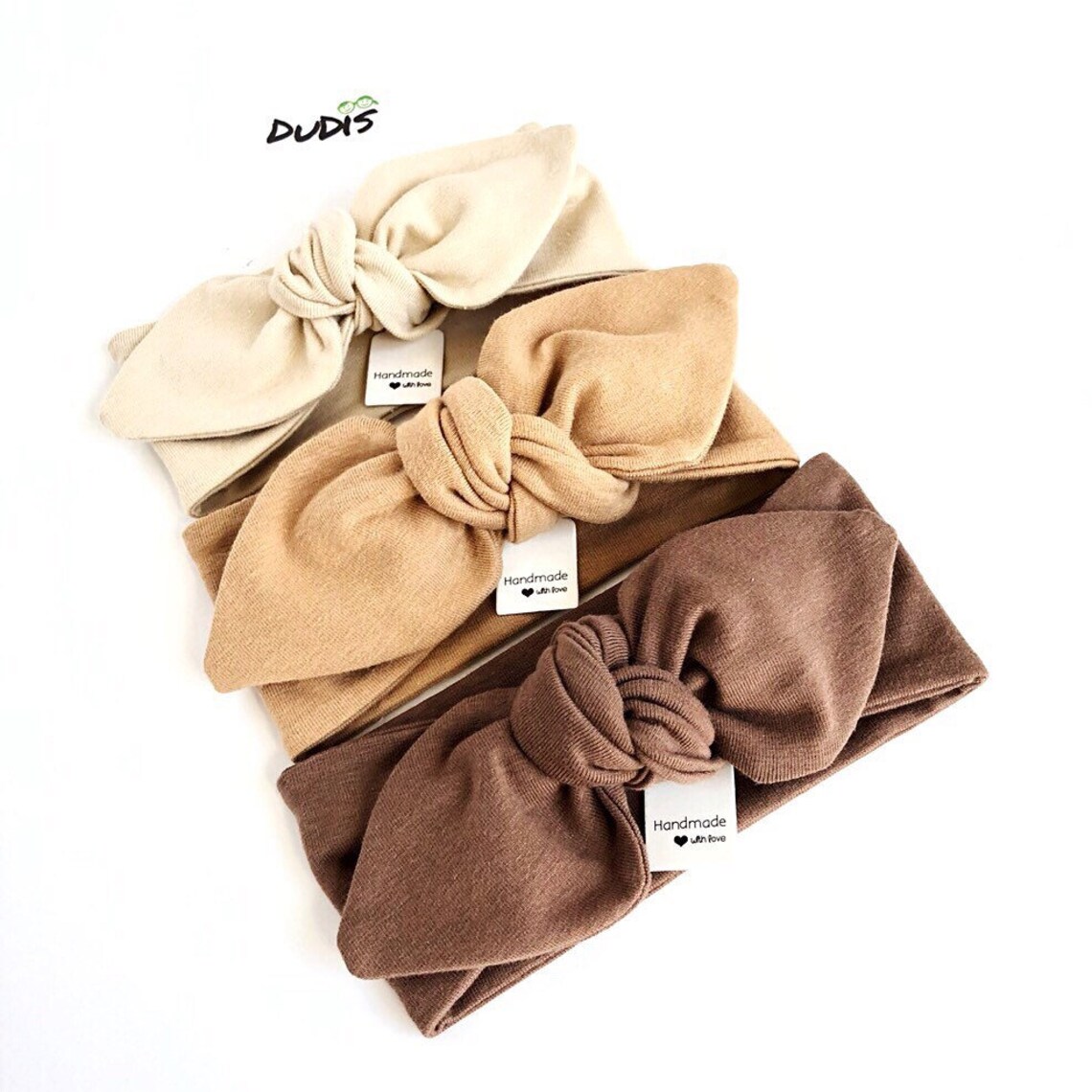 Camel Top-knot Headband / Baby Girl Headwrap / Pastel Newborn Headband ...