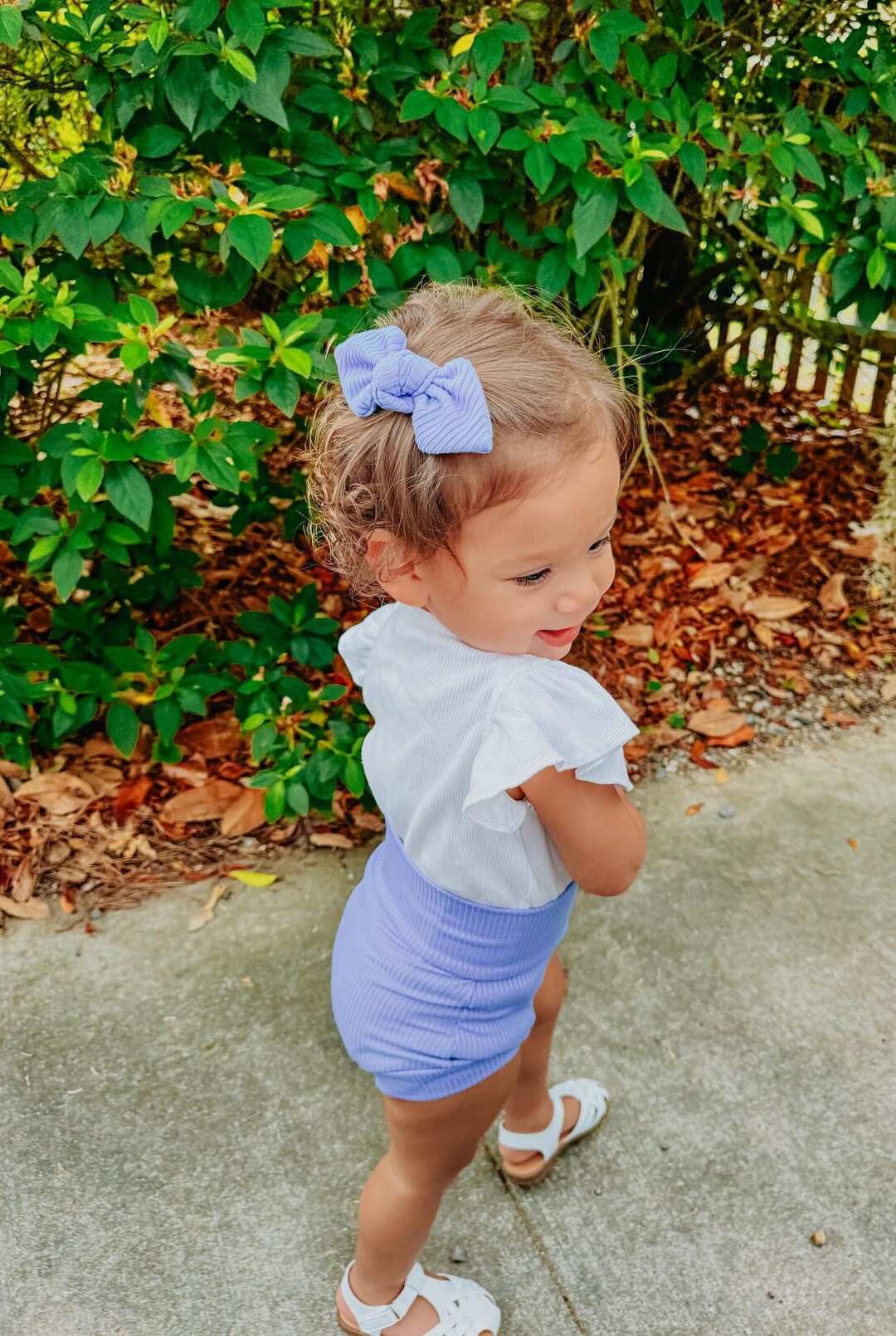 Blue Rib Bummies And/or Top Knot Headband Set, Baby Girl Cute Outfit, Diaper Cover, Toddler High ...
