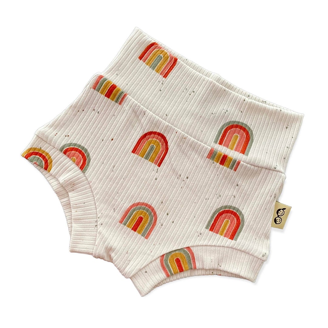 Boho Rainbows Ribbed Knit Bummies , Baby Boy Clothes, Toddler Diaper ...