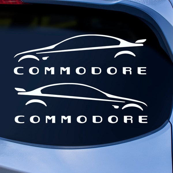 Commodore Silhouette - Etsy Australia