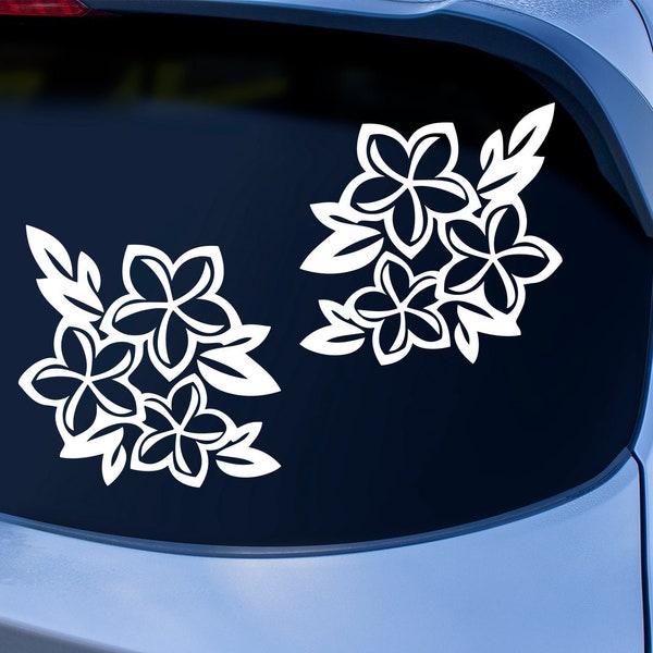 Car Frangipani Decal - Etsy