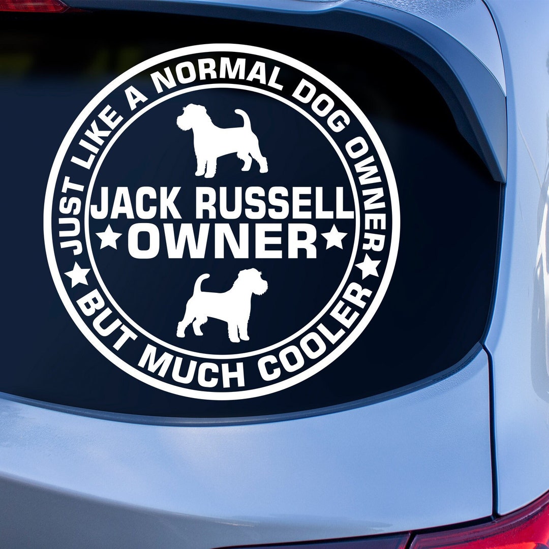Jack Russell Sticker Dog Stickers for Cars Custom Dog - Etsy