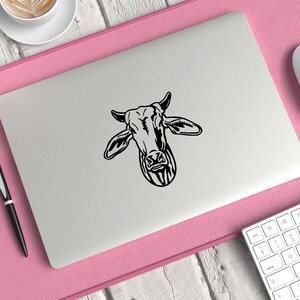 Brahman Sticker Cow Stickers for Cars Brahman Cattle Cow With Horns ...