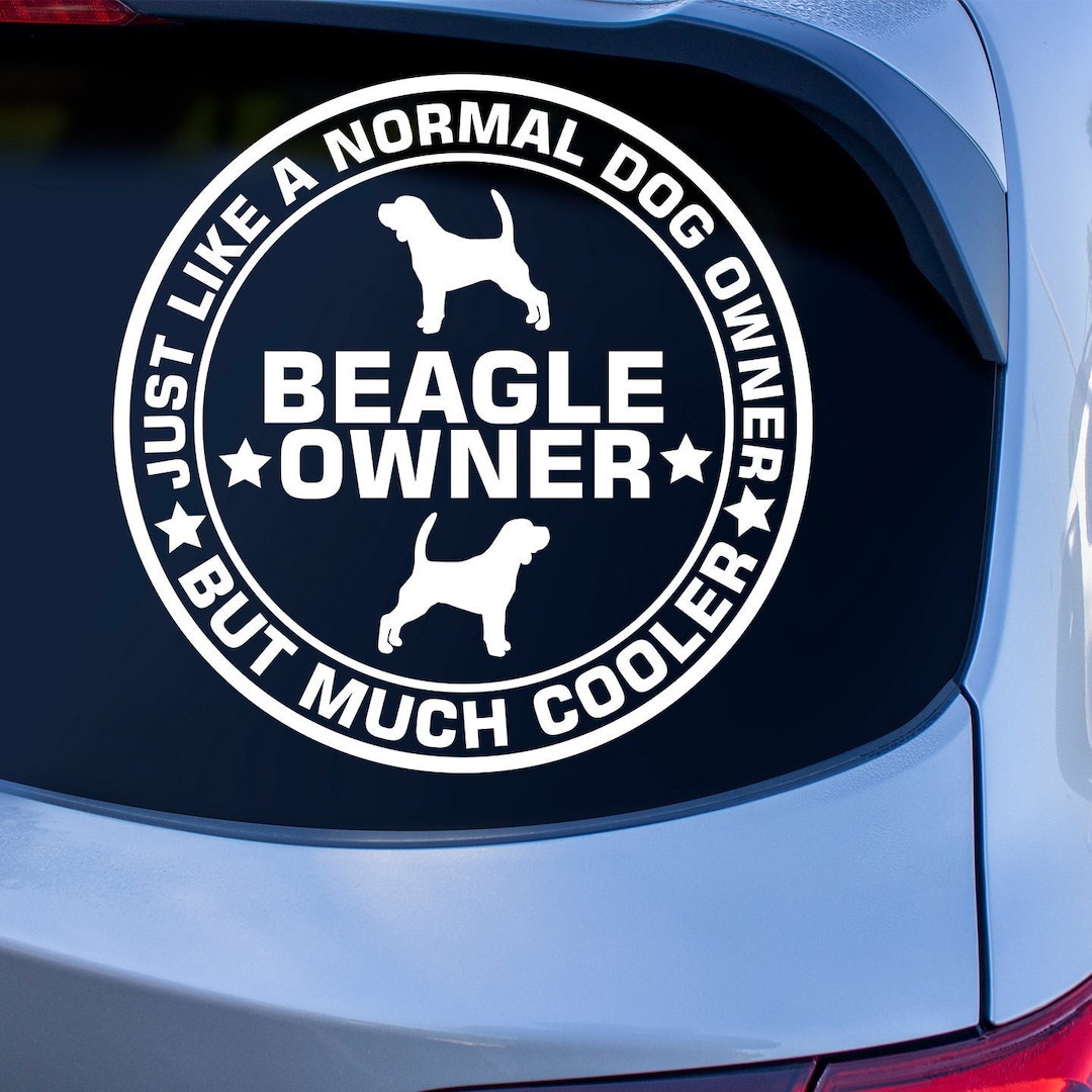 Beagle Sticker Dog Stickers for Cars Custom Dog Stickers - Etsy