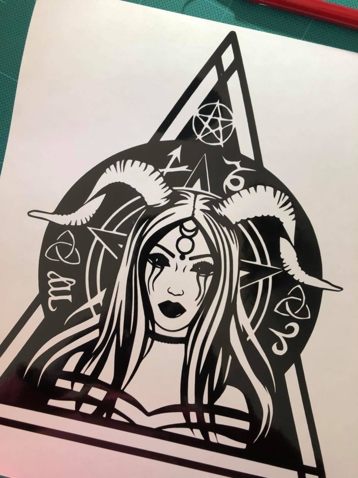 Witch Sticker Witches Decal Witchy Woman Sticker Witch With | Etsy