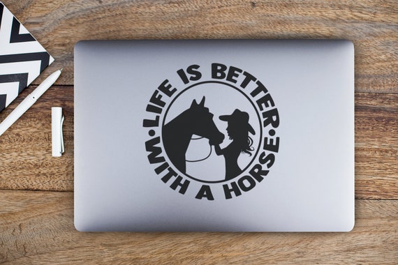 Paper Paper & Party Supplies Horse Sticker Horse Trailer Sticker Life ...