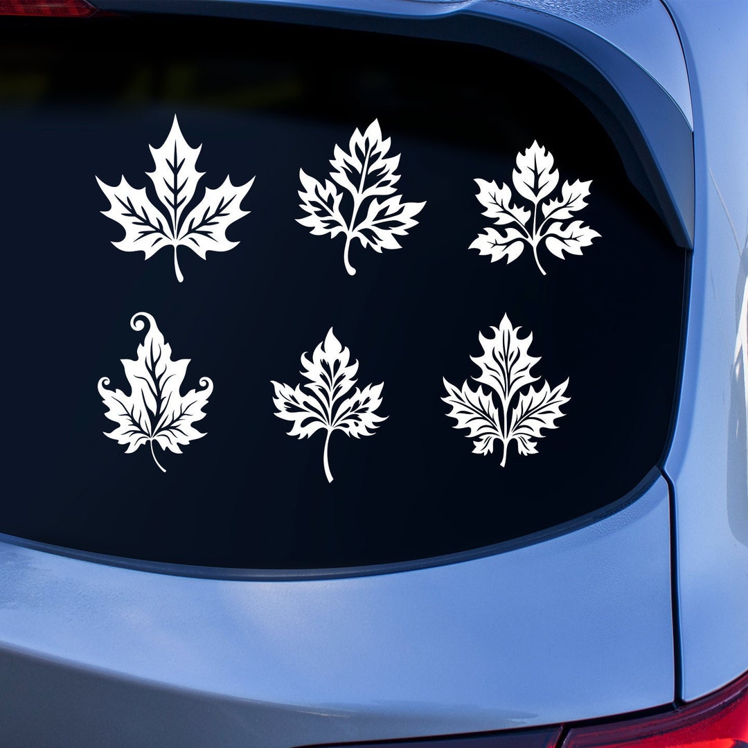 Autumn Leaves Stickers Fall Stickers for Cars Dry Leaf - Etsy