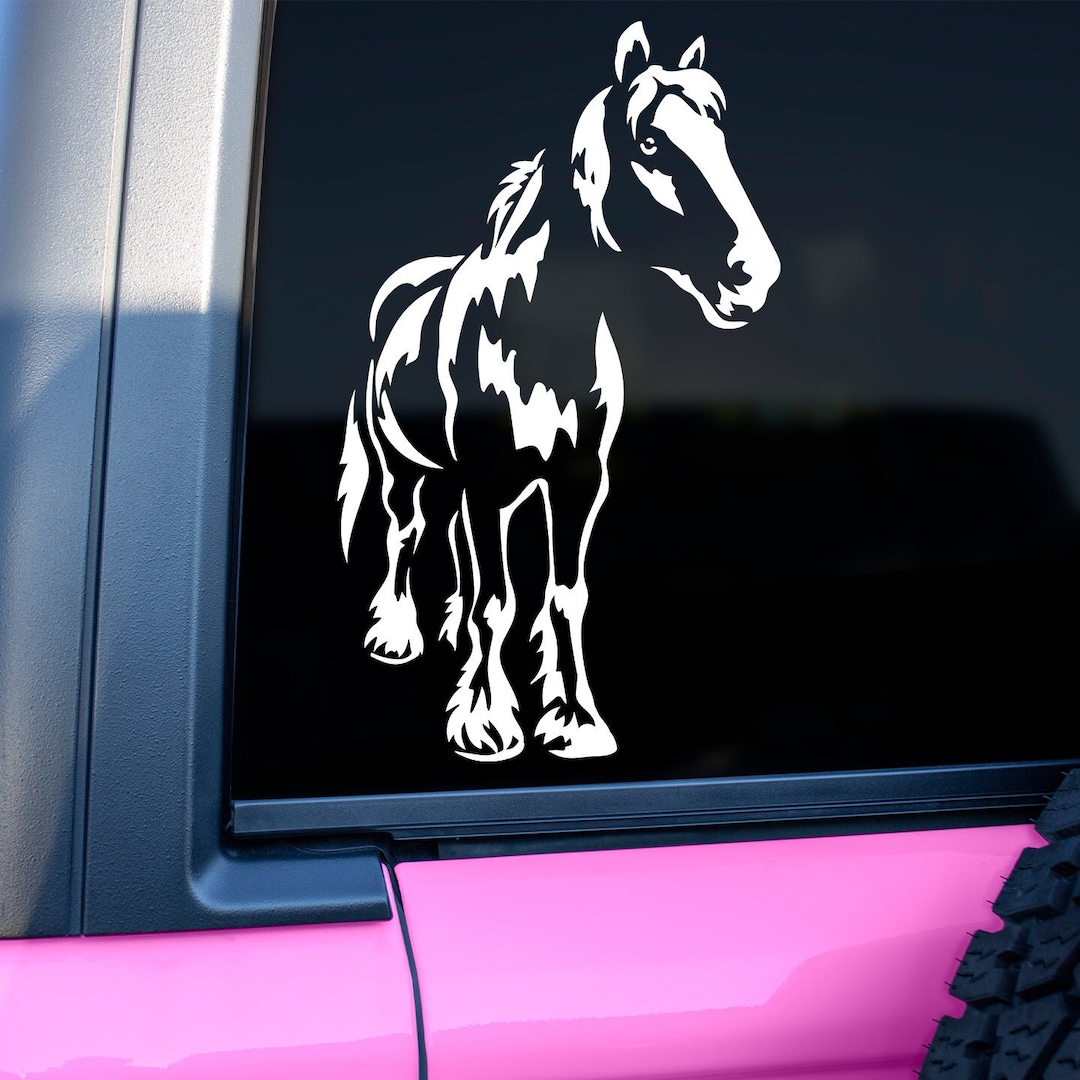 Clydesdale Horse Sticker Horse Decals for Cars Float - Etsy