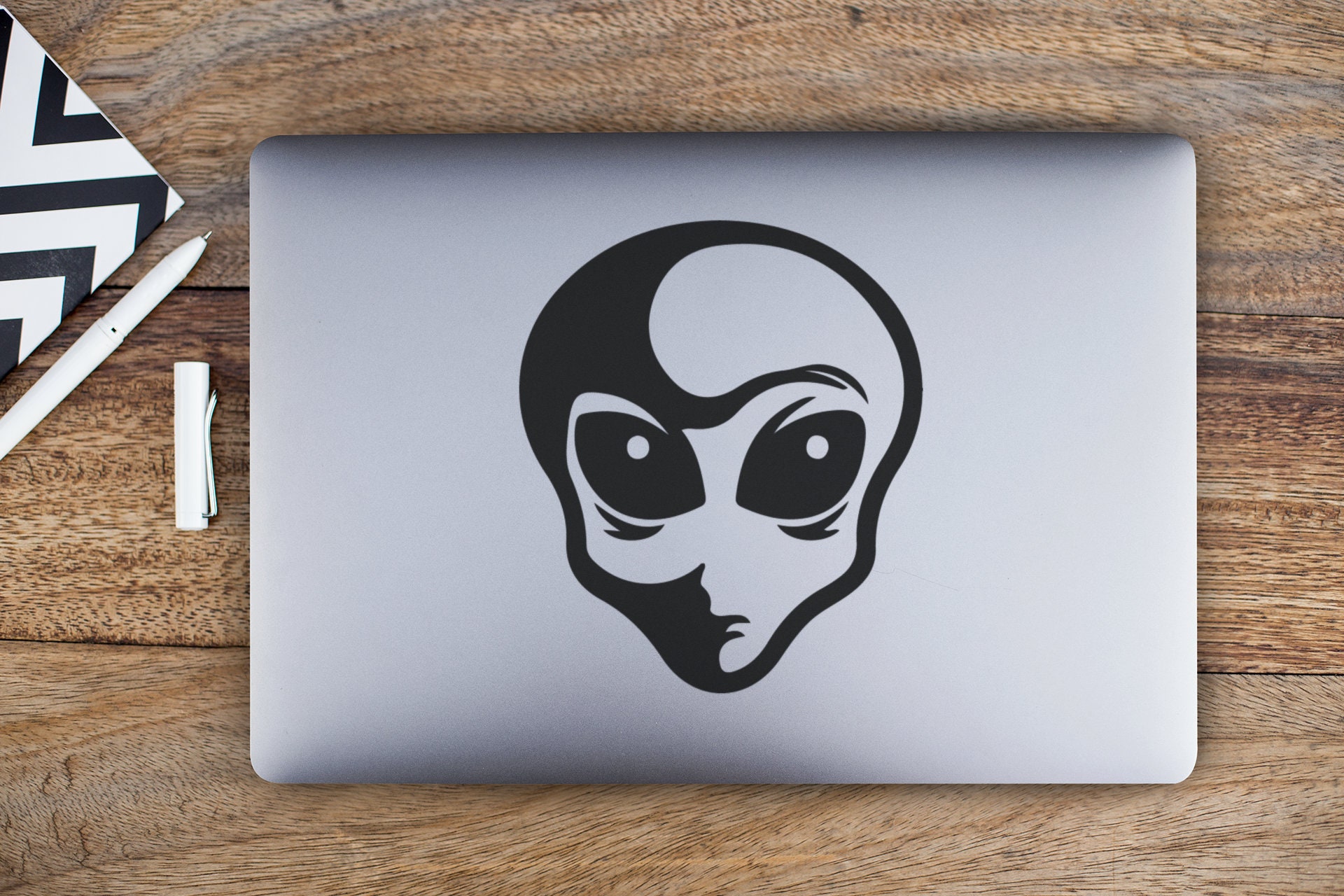Alien Sticker Extraterrestrial Sticker Aliens Decal UFO | Etsy