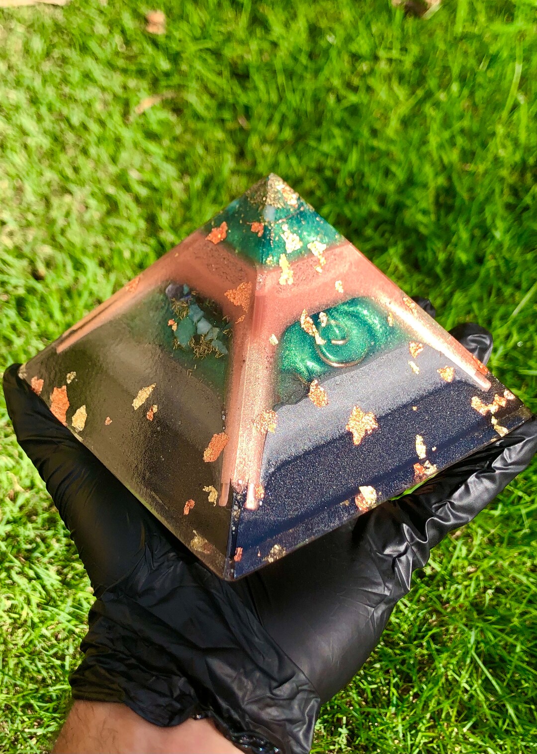 8 Sided Orgone Pyramid Earth Pipe Purifier Giza EMF Shield - Etsy