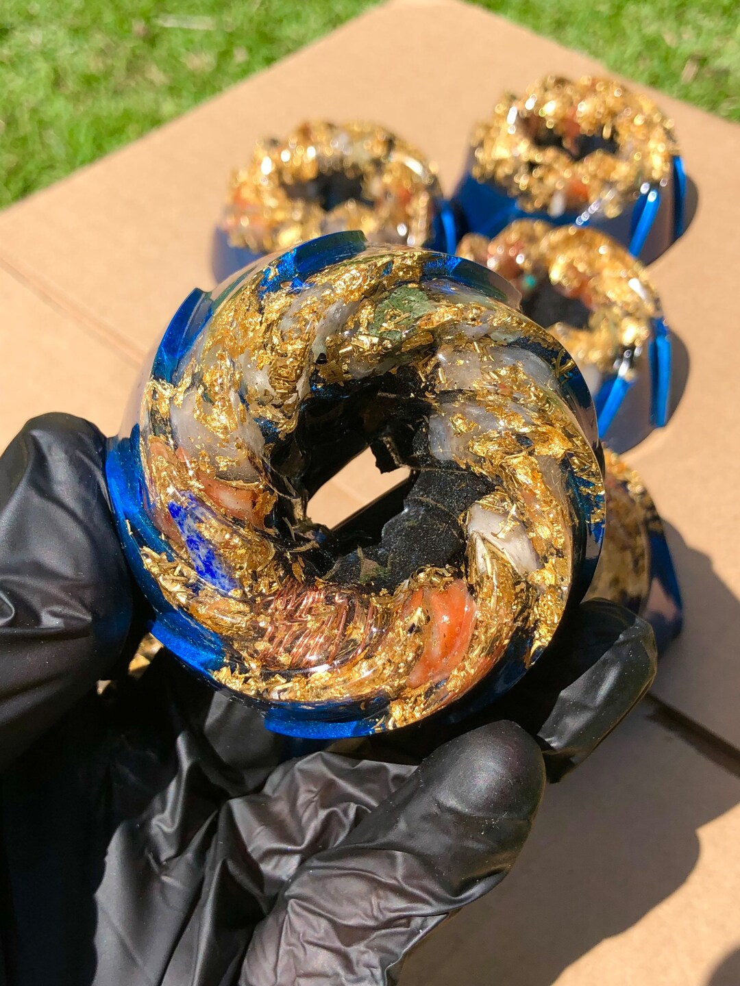 Orgone Torus Generators With Atomized Metals, Crystal Sands, Shungite ...