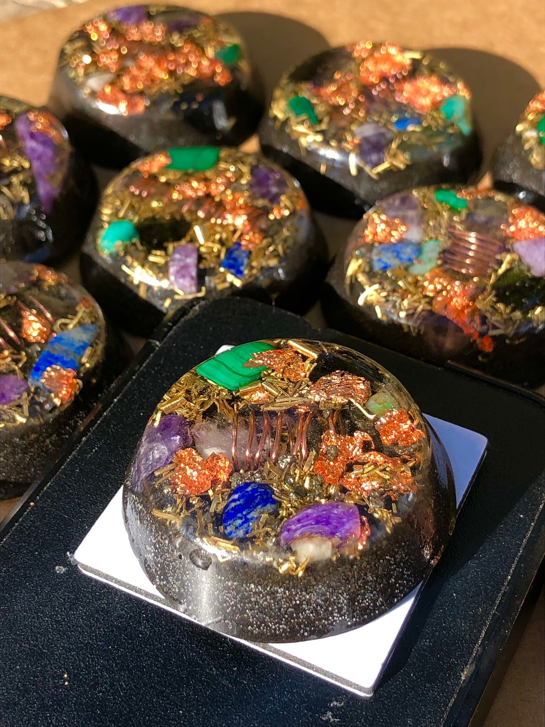 Orgone Cell Phone Premium EMF Shields (double Coated) Made With ...