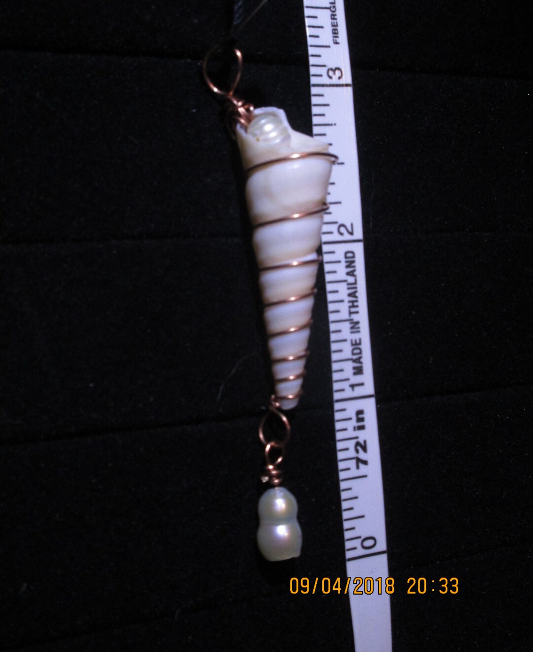 1 3/4 Inch or 2 Inch ....copper Wrapped Auger Shell W/ Fresh - Etsy