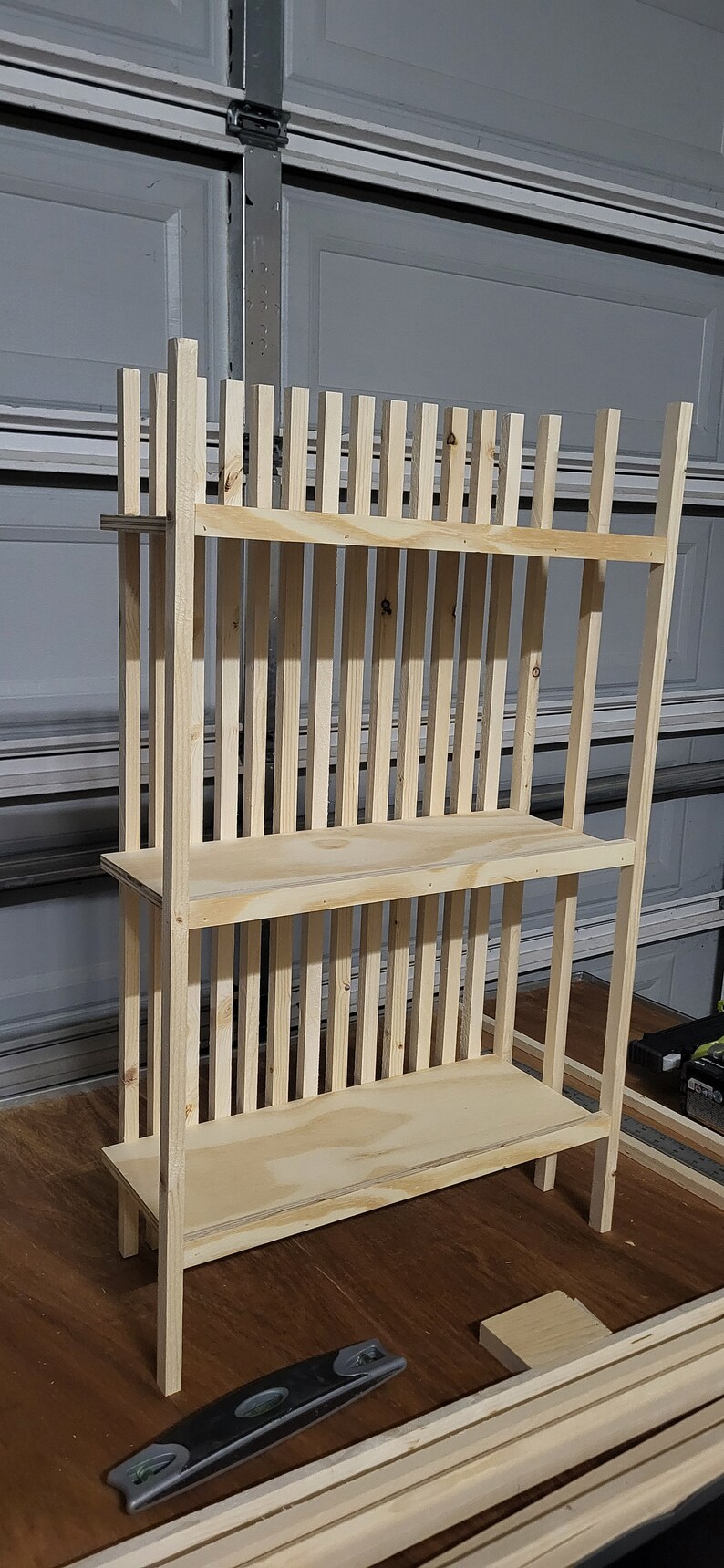 Slatted Counter Top Shelf - Etsy