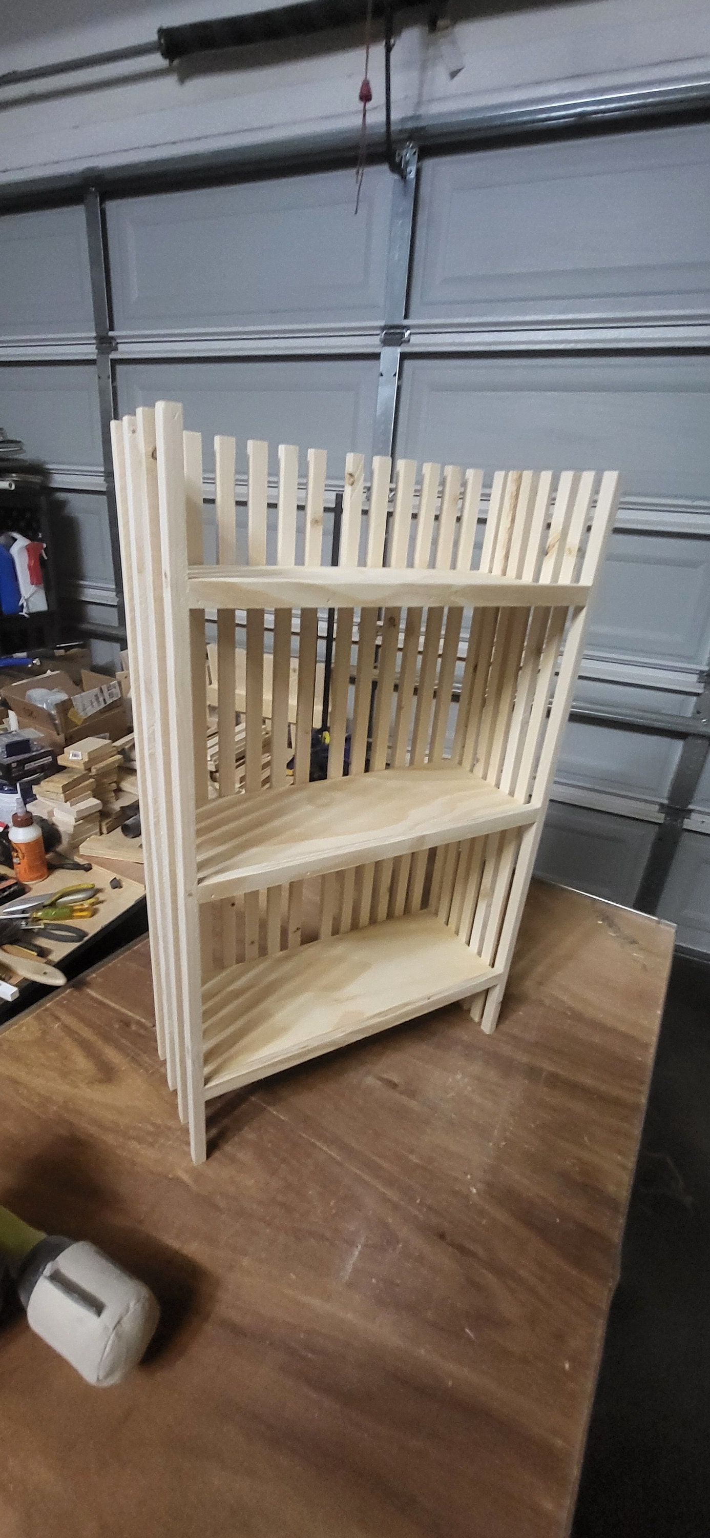 Slatted Counter Top Shelf - Etsy