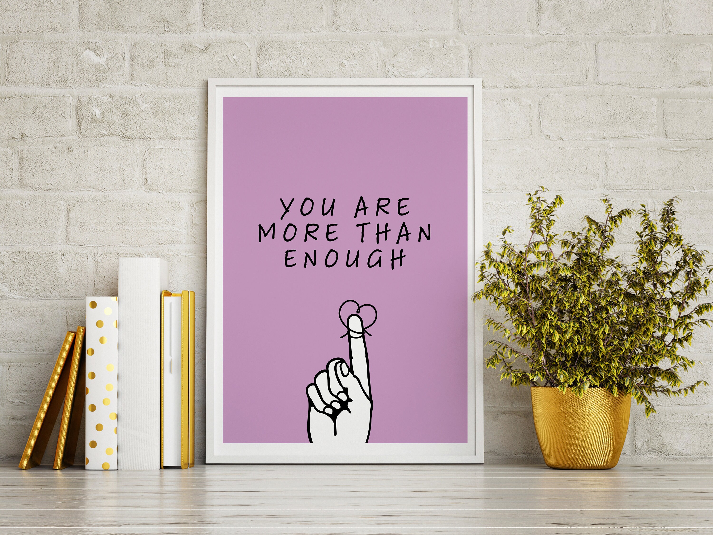 Siempre recuerde que son más que suficiente inspiración arte - Etsy España