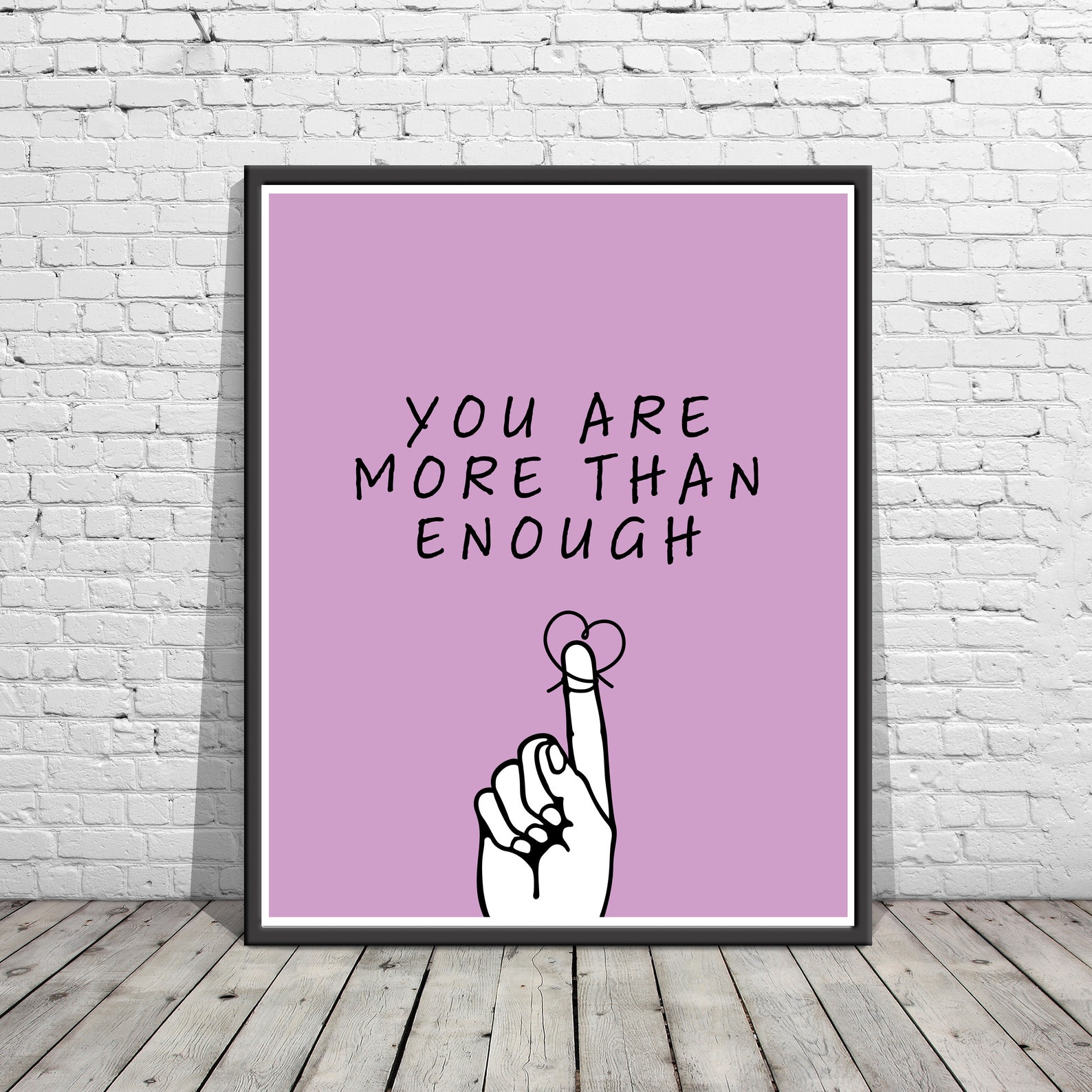 Siempre recuerde que son más que suficiente inspiración arte - Etsy España