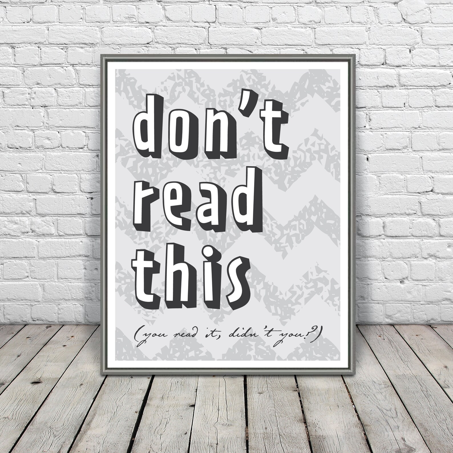 Don't Read This Word Art Printable Digital Download Funny Dorm Decor ...