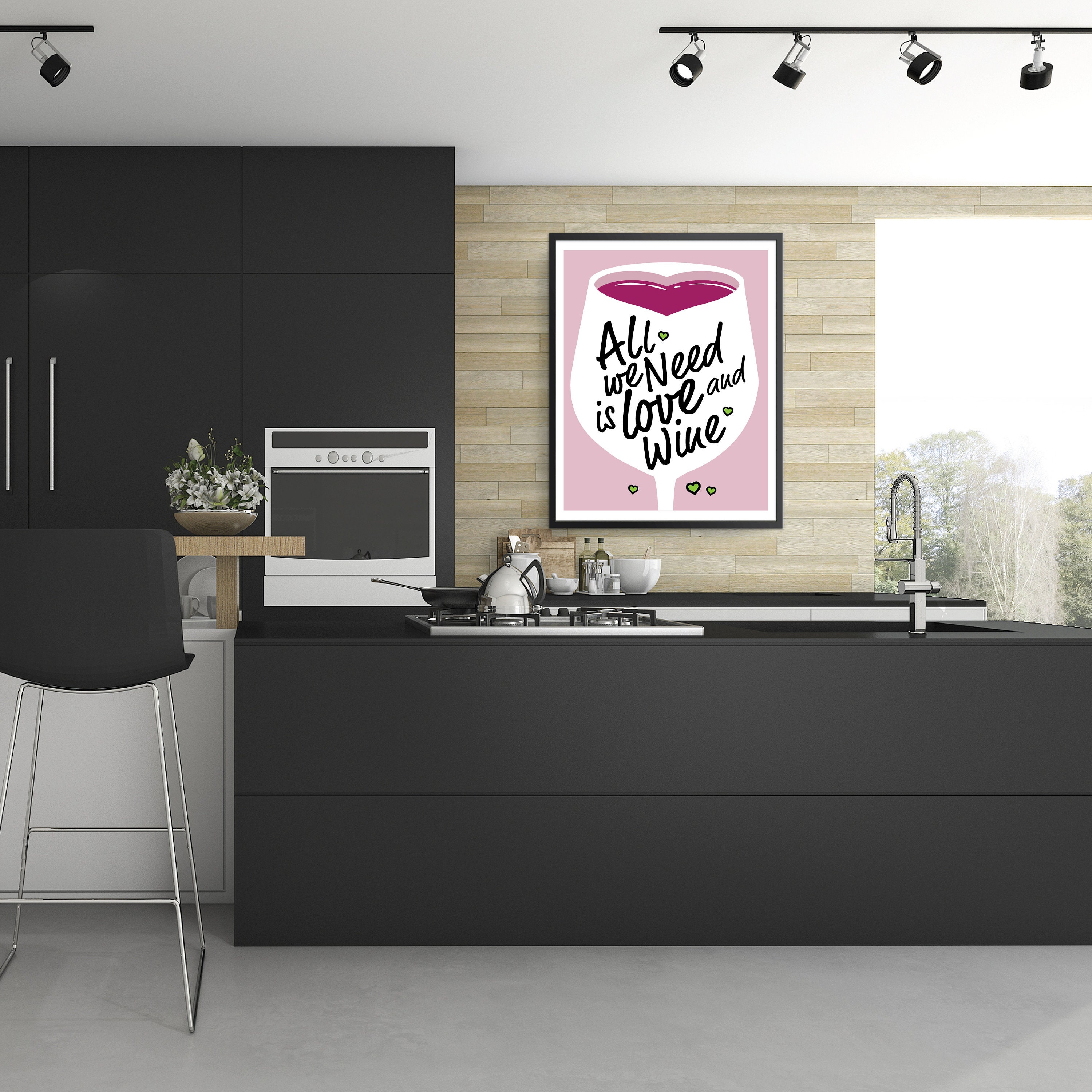 Vin Quote Print Digital Download Home Decor Printable Word Art Gift for ...