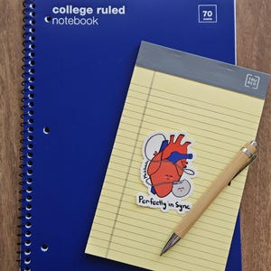 Heart and Pacemaker Vinyl Sticker - Etsy