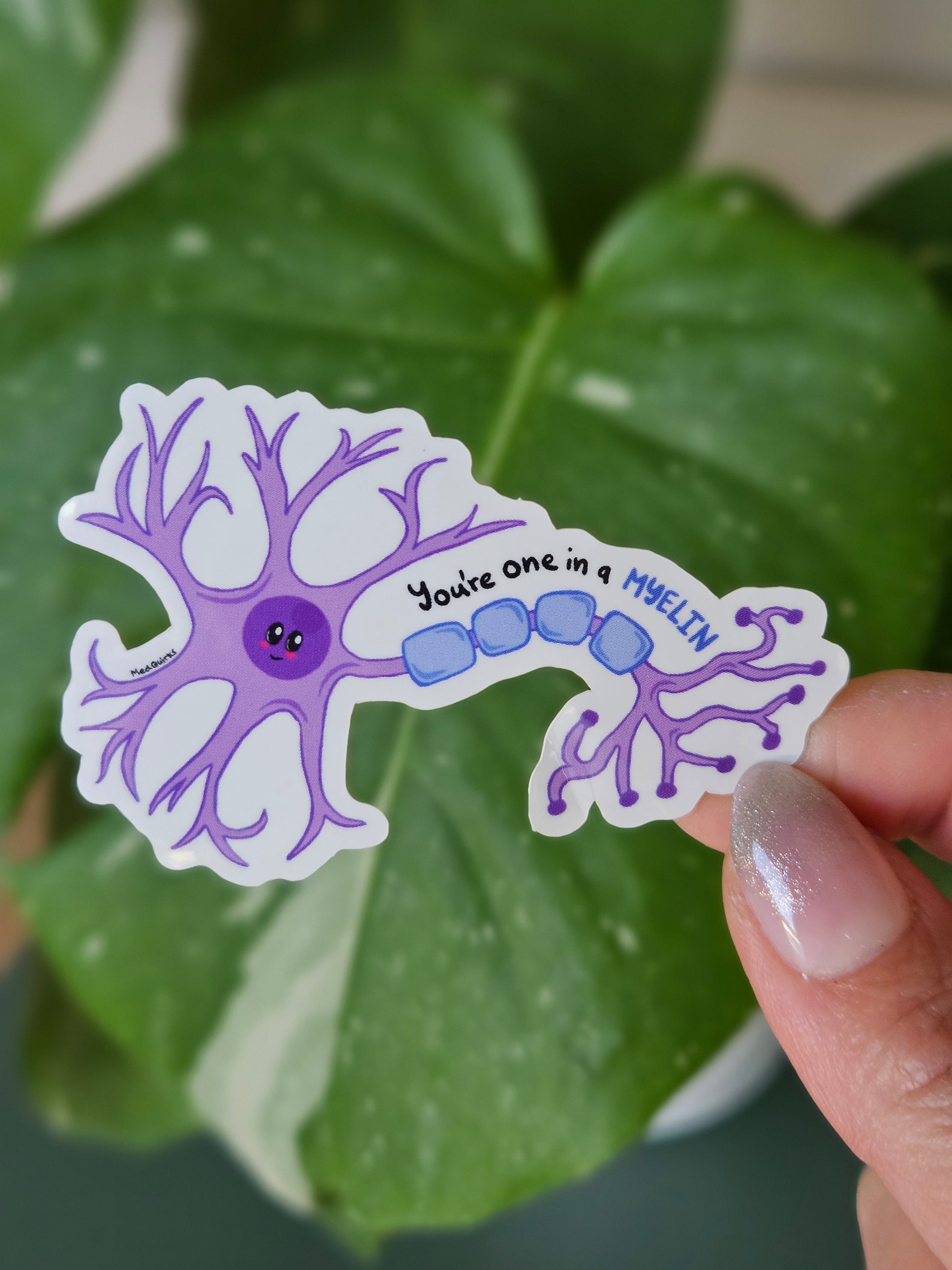 Neuron Myelin Vinyl Sticker - Etsy