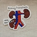 Kidney Transplant Vinyl Sticker - Etsy