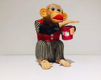 Mechanical Toy Monkey - Etsy