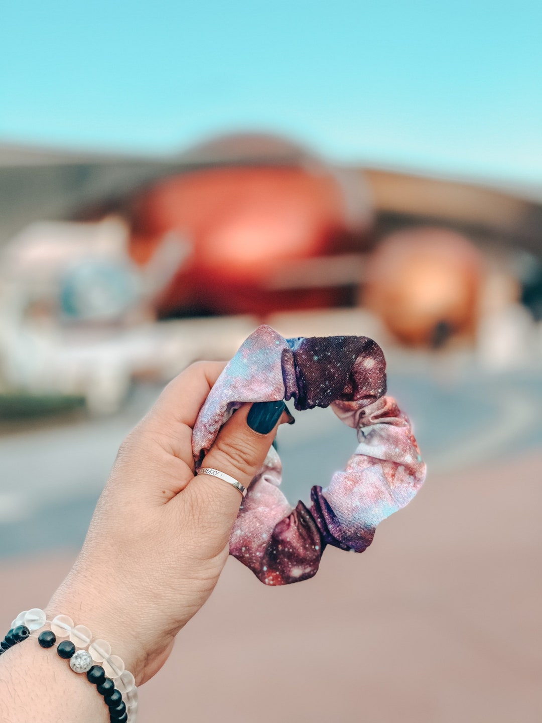 Mission Space Inspired Epcot Galaxy Print Hair Scrunchies - Etsy