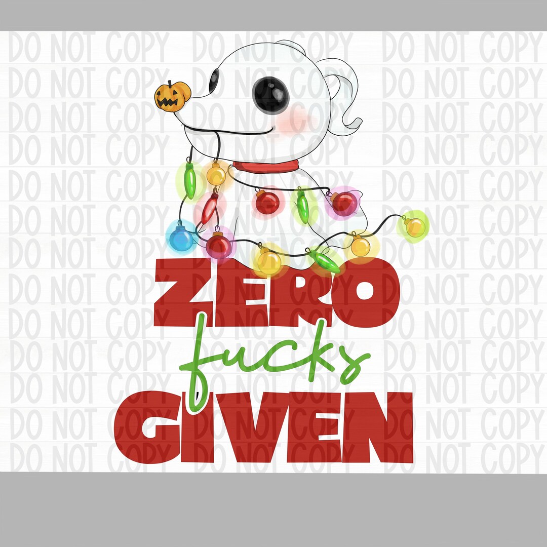 Zero Given PNG File for Sublimation/dtf/screen Printing - Etsy