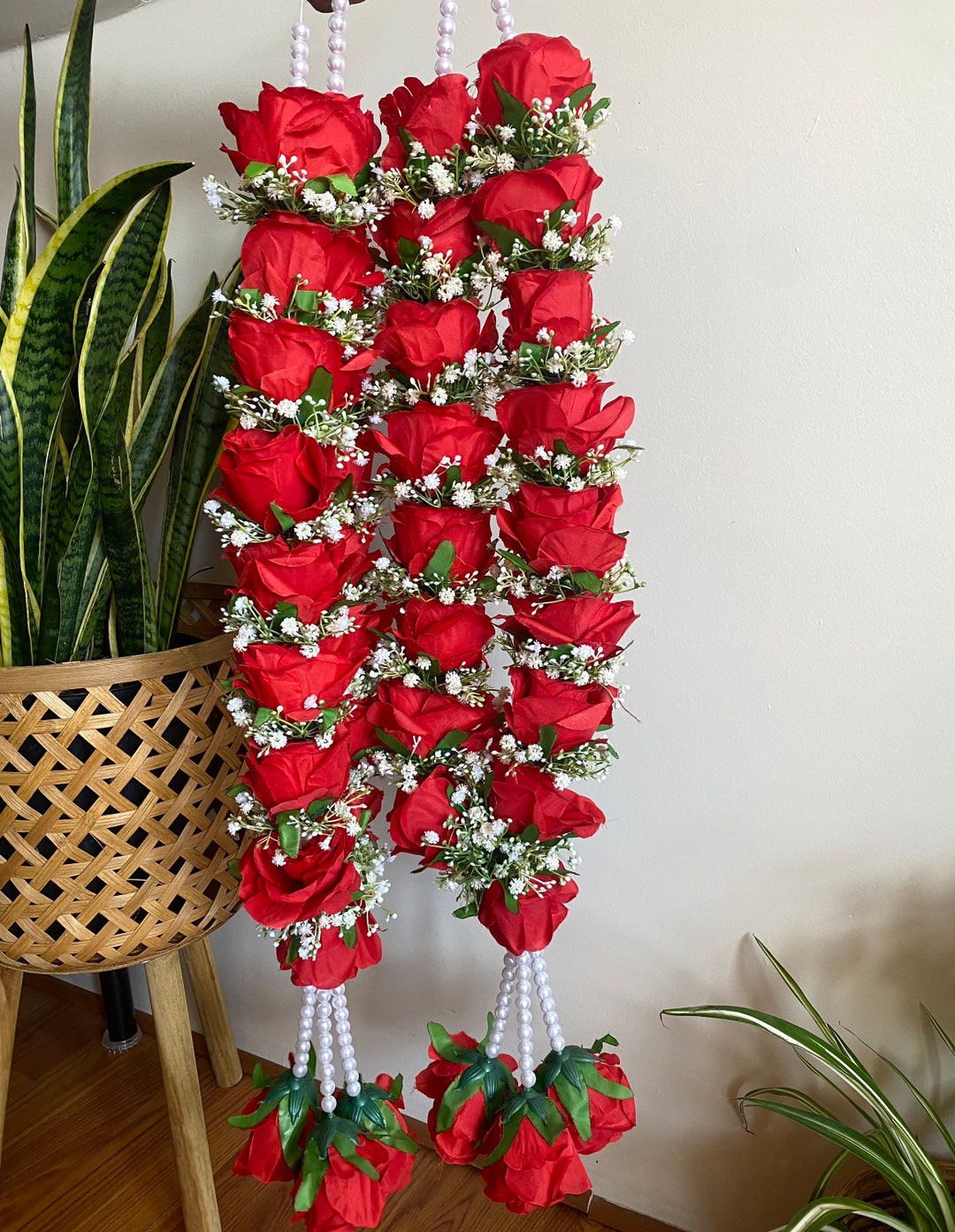 Floral Garlands / Flower Garland / Wedding Garland / Floral - Etsy